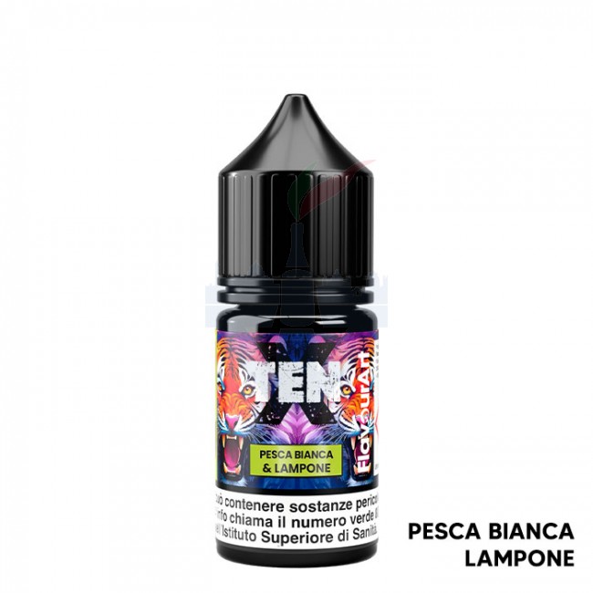 PESCA BIANCA E LAMPONE - Ten X - Aroma - Mini Shot 10+20 - Flavourart